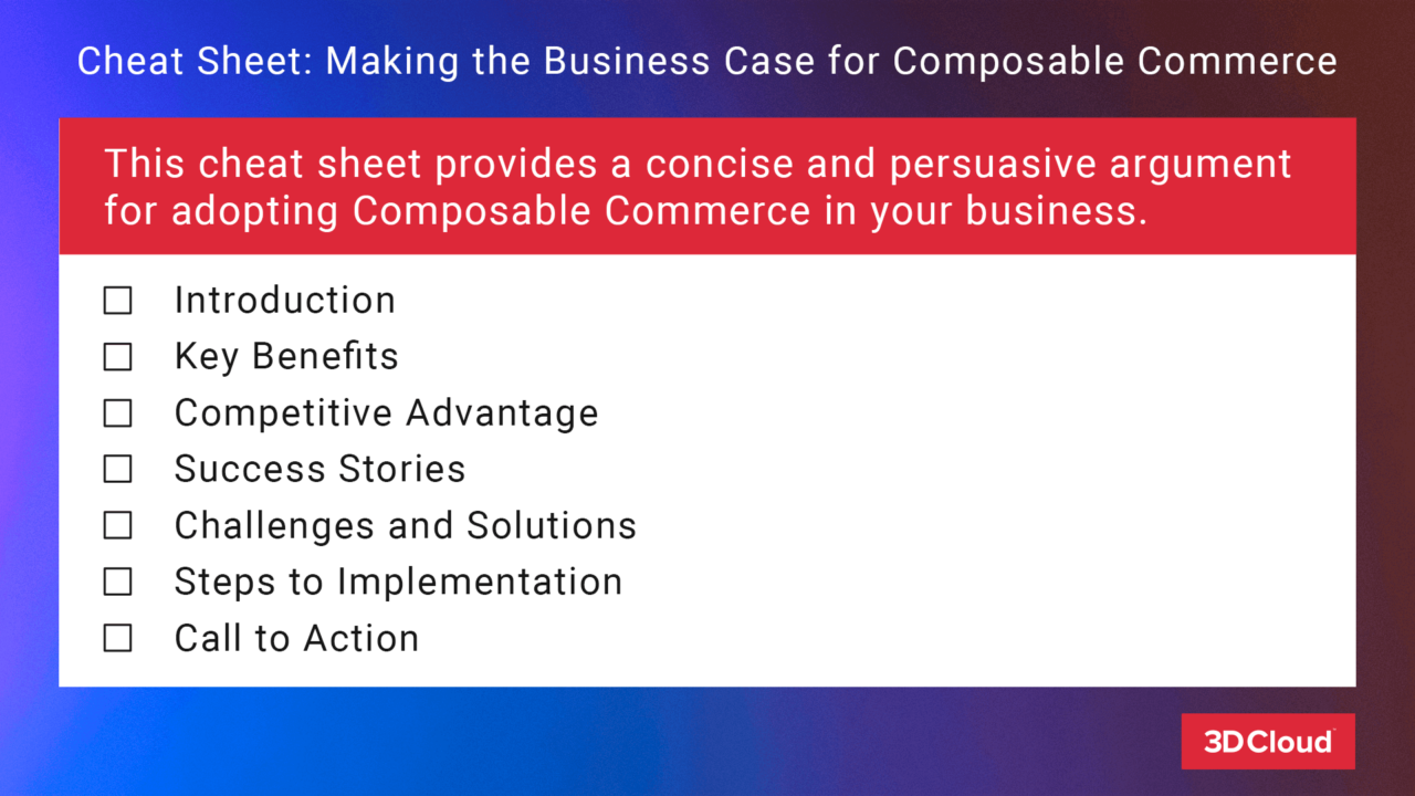 Composable Commerce 101 & 201: The Business Case