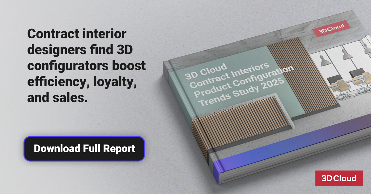 3D Cloud Contract Interiors Product Configuration Trends Study, 2025 | 3D Cloud